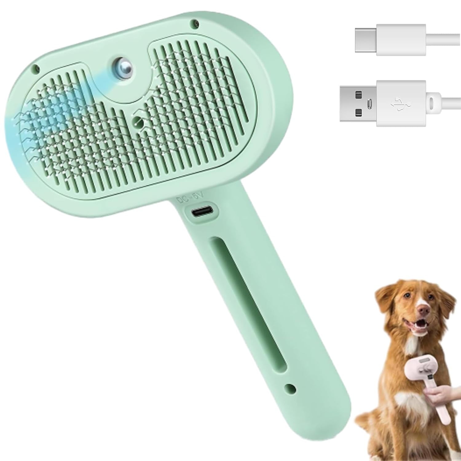 Magic Wand For Pet Hair, Labrador Charm Steam Brush, Furrybasics Spray ...