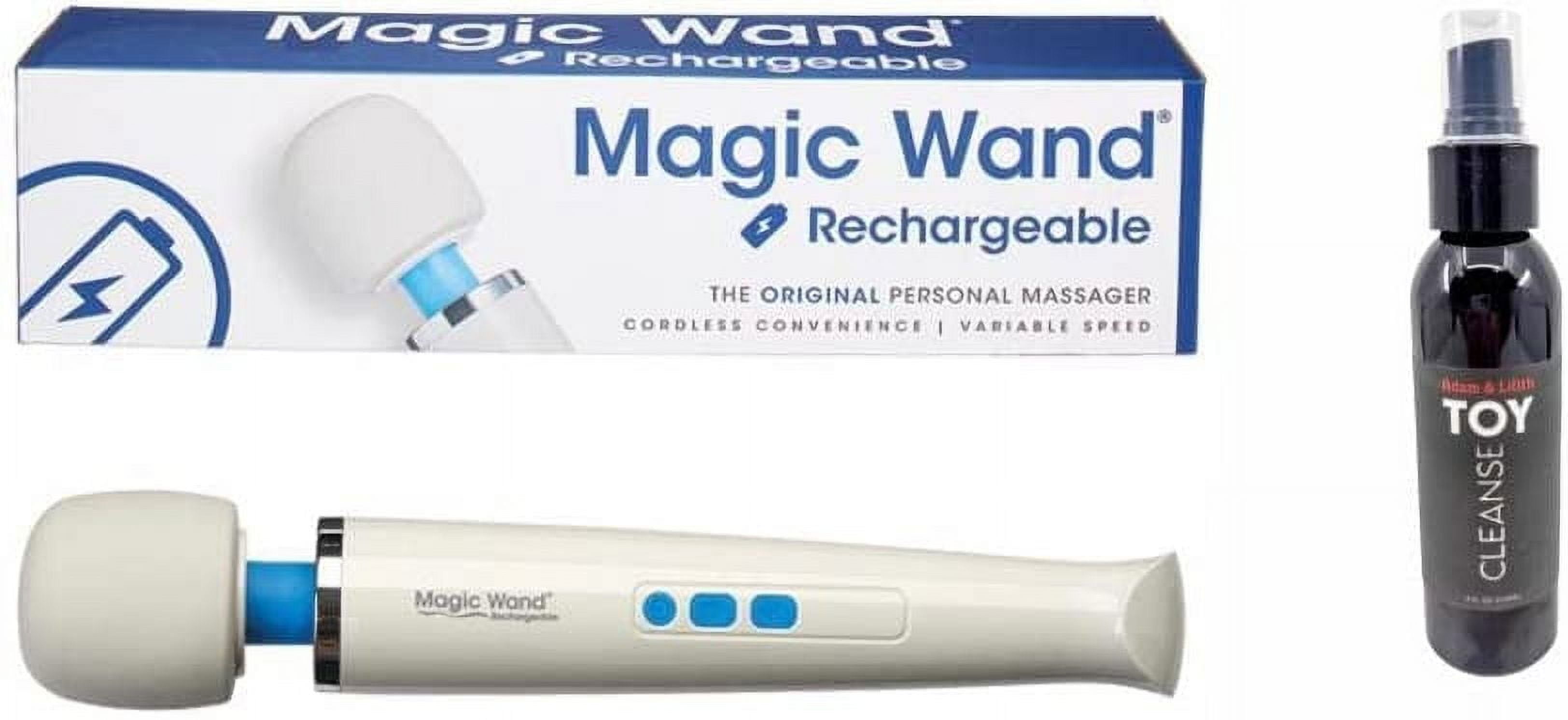 Magic Wand Rechargeable HV-270 With Adam and Lilith Toy Cleaner for ...