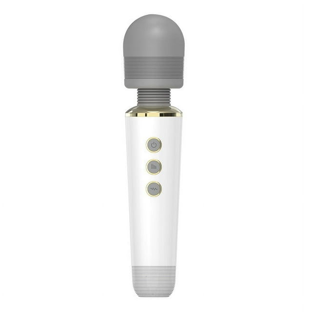 Magic Wand Rechargeable Massagercordless Compact Multi Speed Soft Silicone Head And Flexible