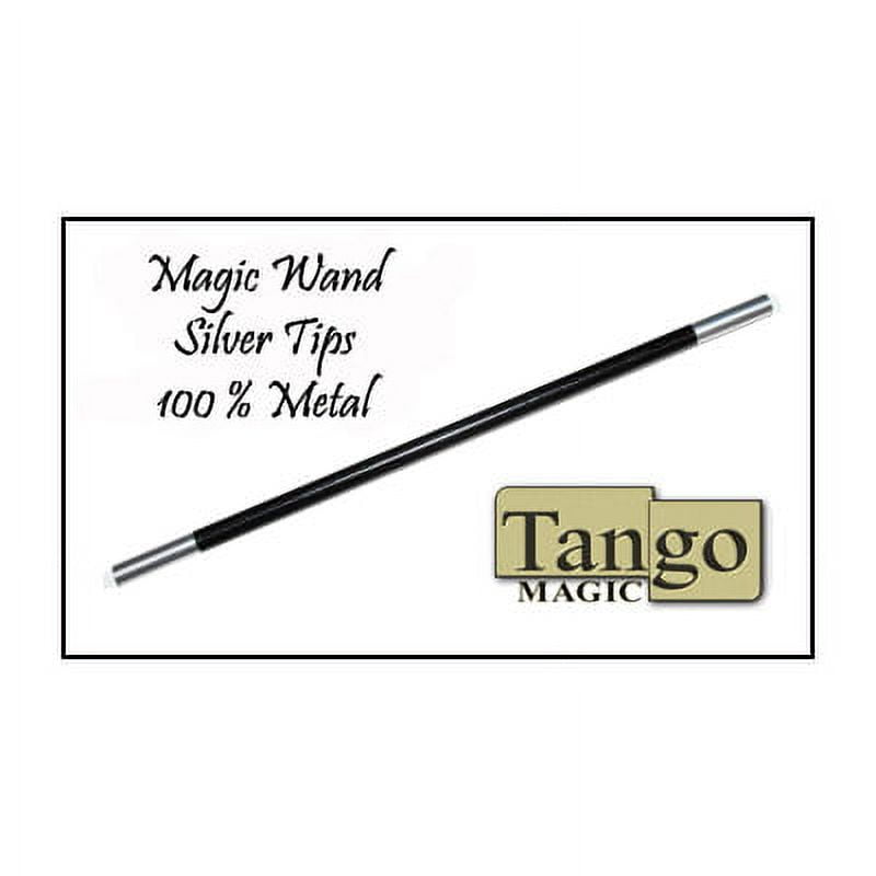 Magic Wand in Black (with silver tips) by Tango - Trick - Walmart.com