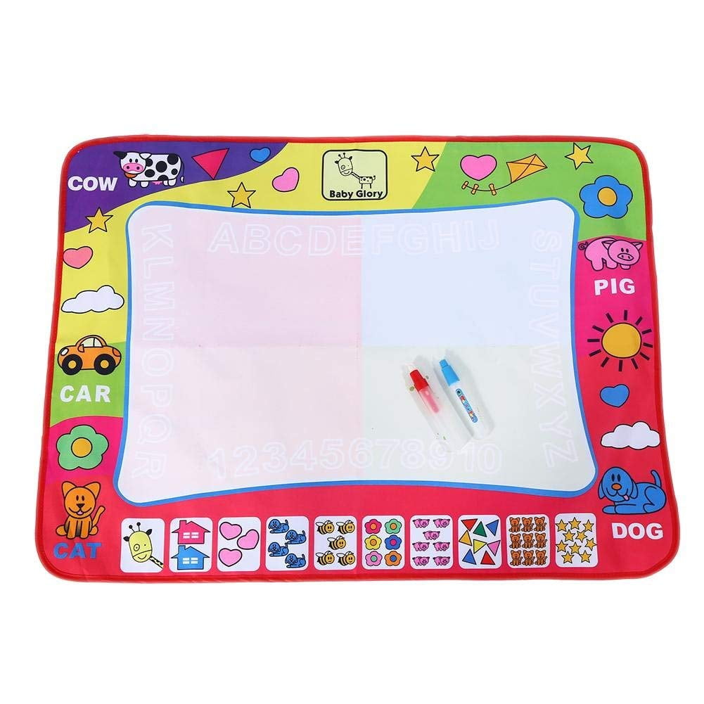 Magic Water Drawing Mat,4 Colors Water Painting Draw Writing Mat Kid ...
