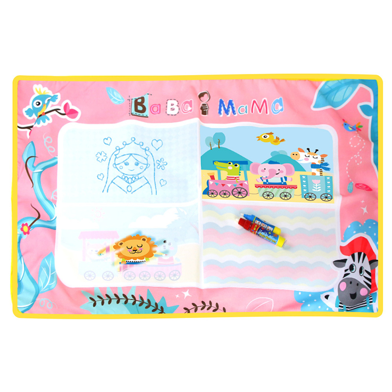 Magic Water Drawing Mat Coloring Doodle With Reusable Magic Pens ...