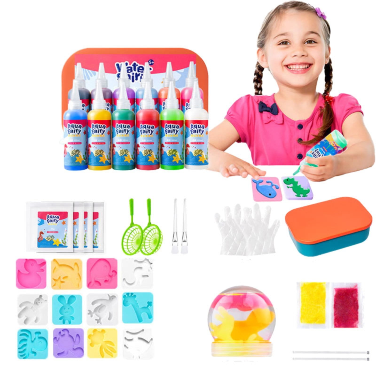 Magic Water Elf Kit, Water Toy Kit Jelly Set Water 3D Water Kit Jelly ...
