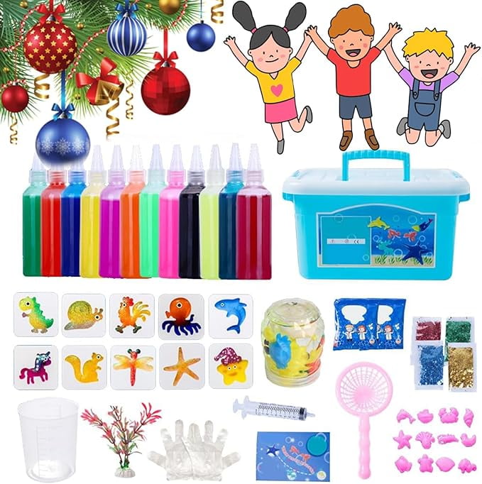 Magic Water Elf Toy Kit, 2024 New Handmade Water Animal Set Water Gel ...