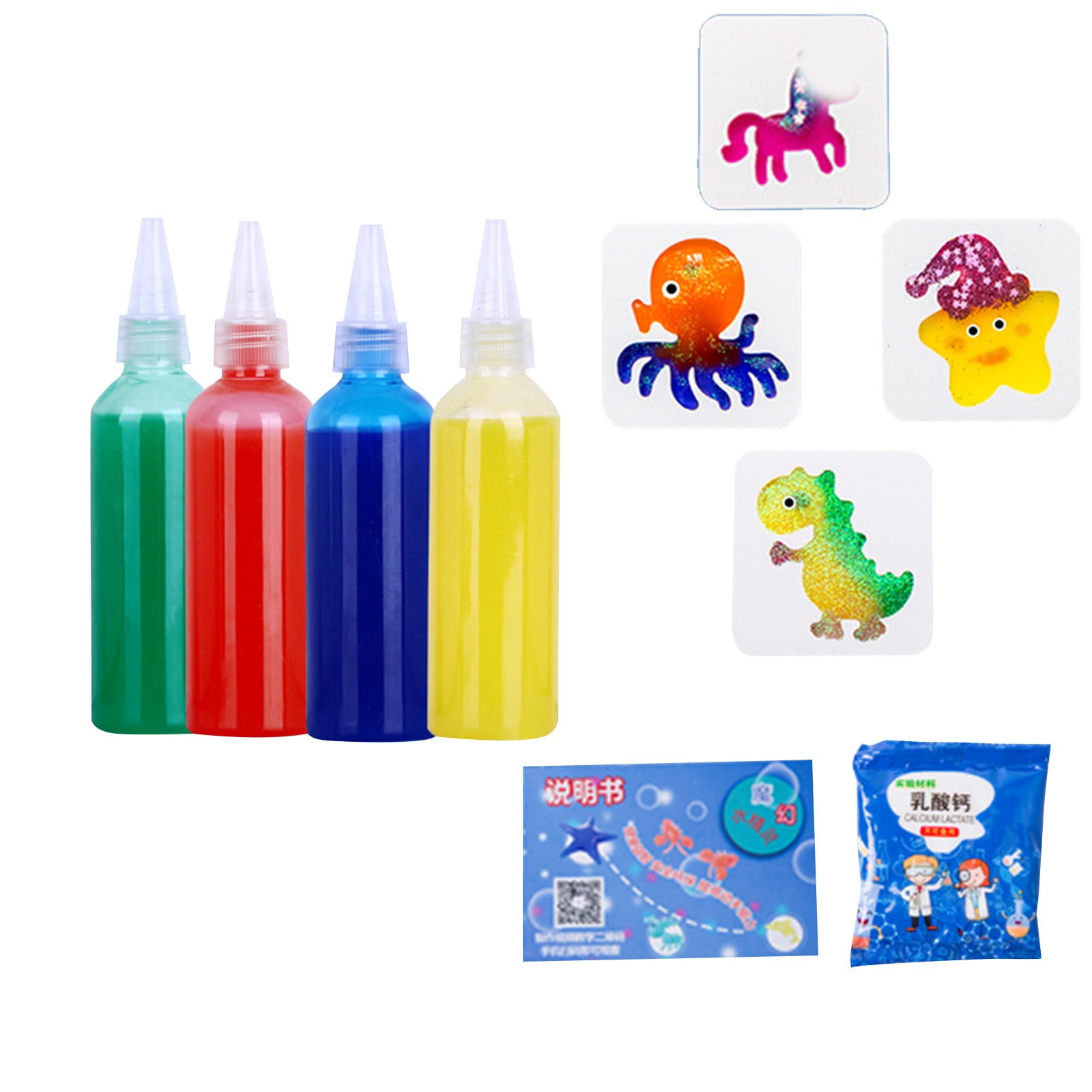Magic Water Elf Toy Kit, Aqua Fairy Water Gel Kit with Magic Gels, 12 ...