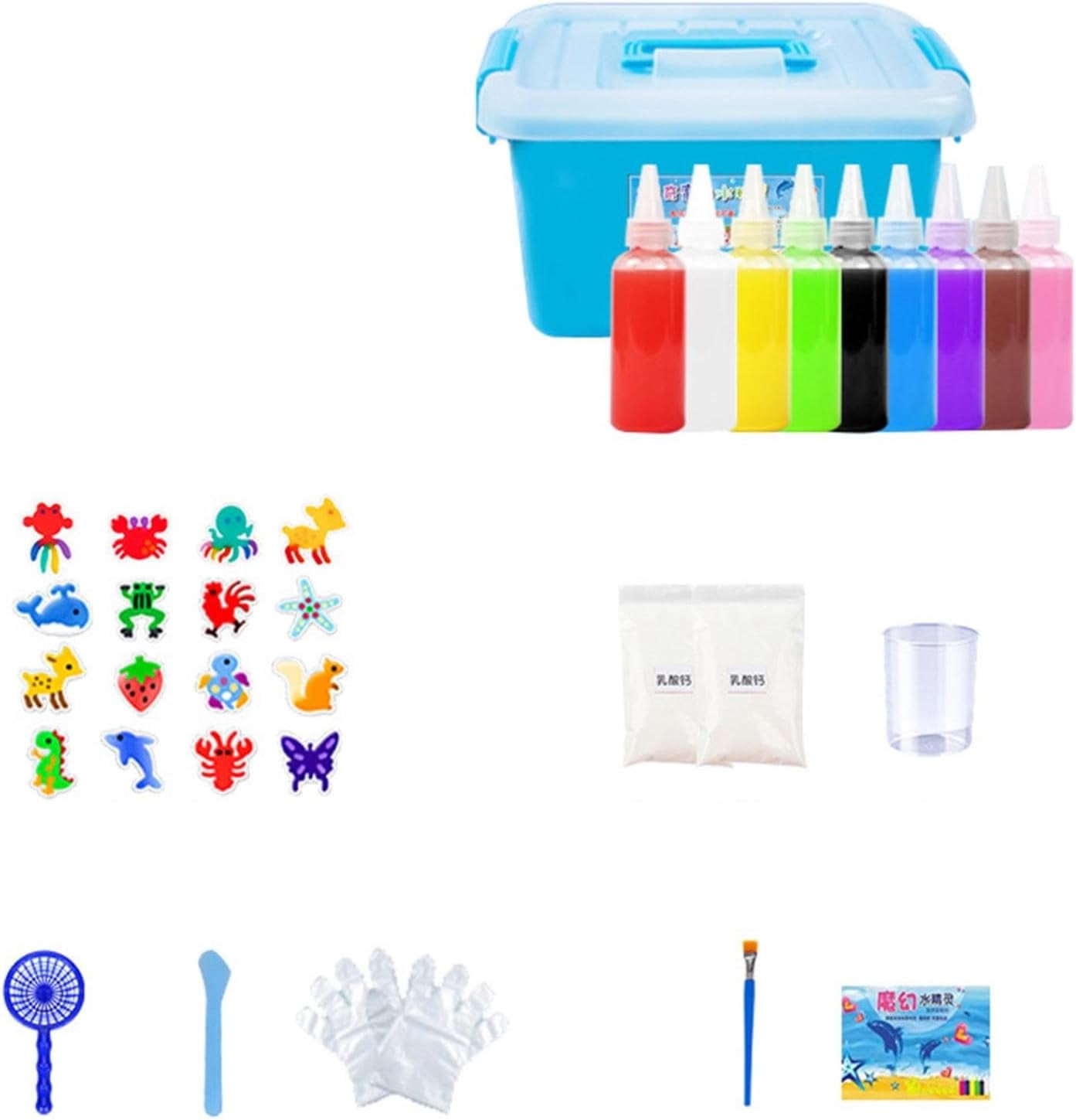 Magic Water Elf Toy Kit, Aqua Fairy Water Gel Kit with Magic Gels, 16 ...
