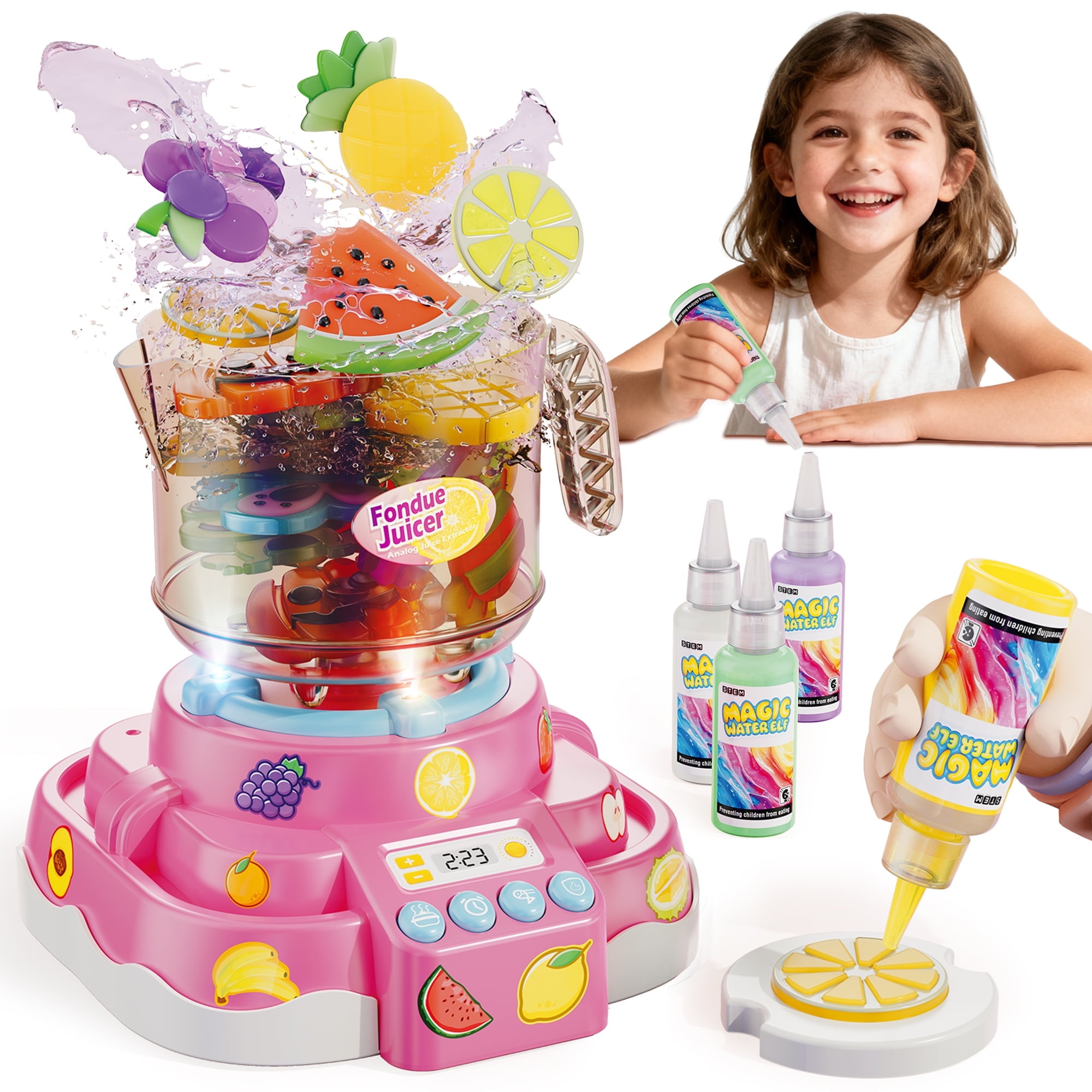 Water Gel Kit - Magic Water Gel for Kids with Juicer Toy, DIY Kids ...