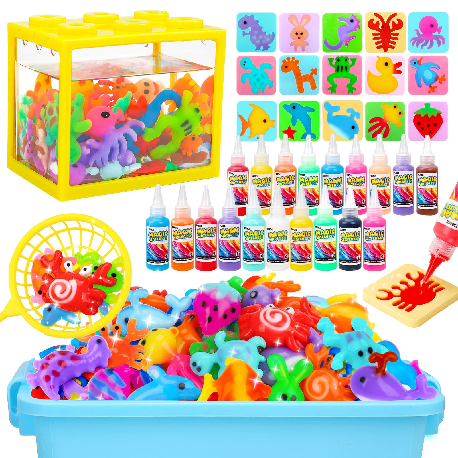 Magic Water Elf Toy Kit, Aqua Fairy Water Gel Kit for Kids with 20 ...