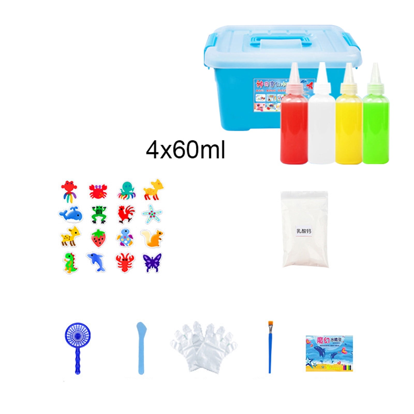 Magic Water Elf Toy Kit, Aqua Fairy Water Gel Kit with Magic Gels, 12 ...