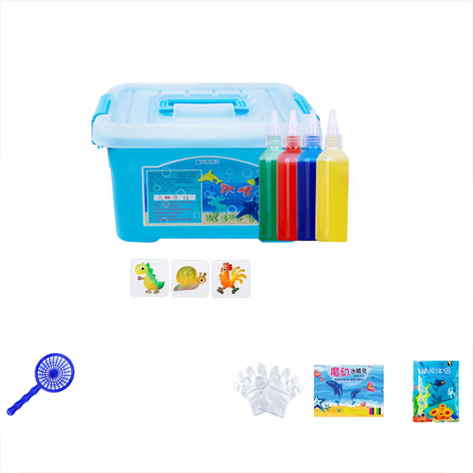 Magic Water Elf Toy Kit, Aqua Water Gel Kit, Magic Gel Water Pets ...