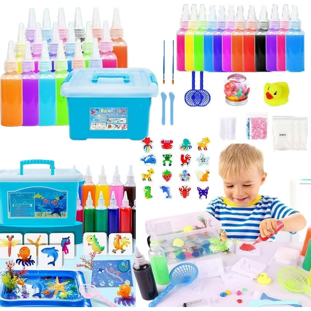 Magic Water Elf Toy Kit, Aqua Water Gel Kit, Magic Gel Water Pets ...