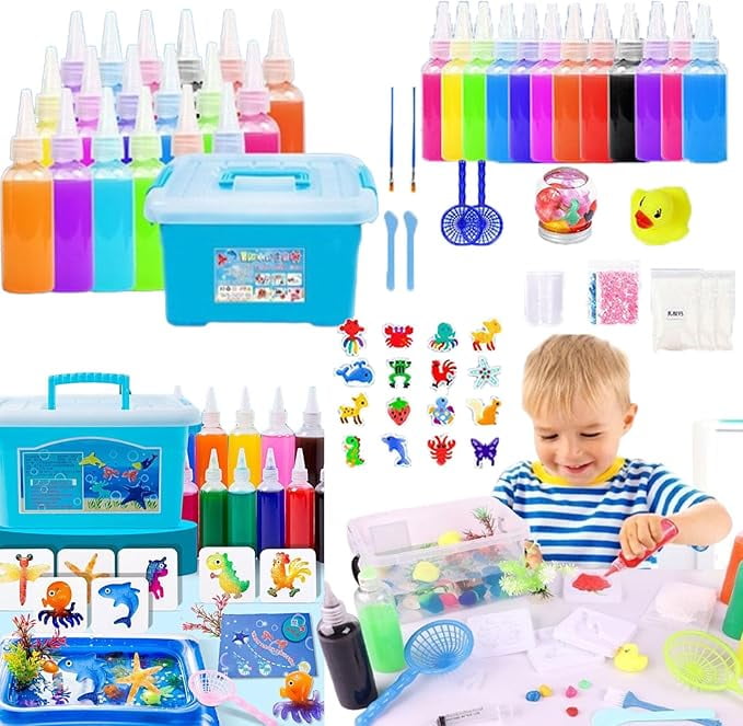 Magic Water Elf Toy Kit, Aqua Water Gel Kit, Magic Gel Water Pets ...