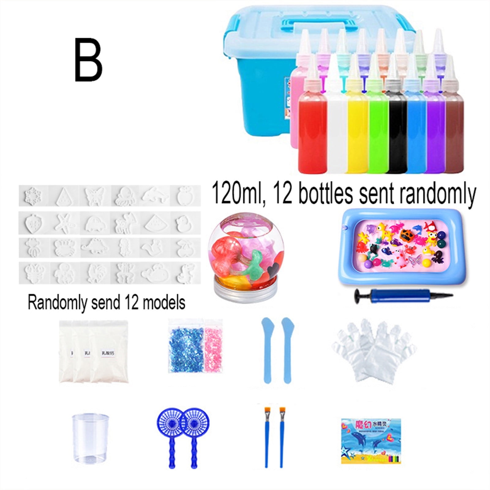 Magic Water Elf Toy Kit Children's DIY Ocean Set with Pool: Create ...