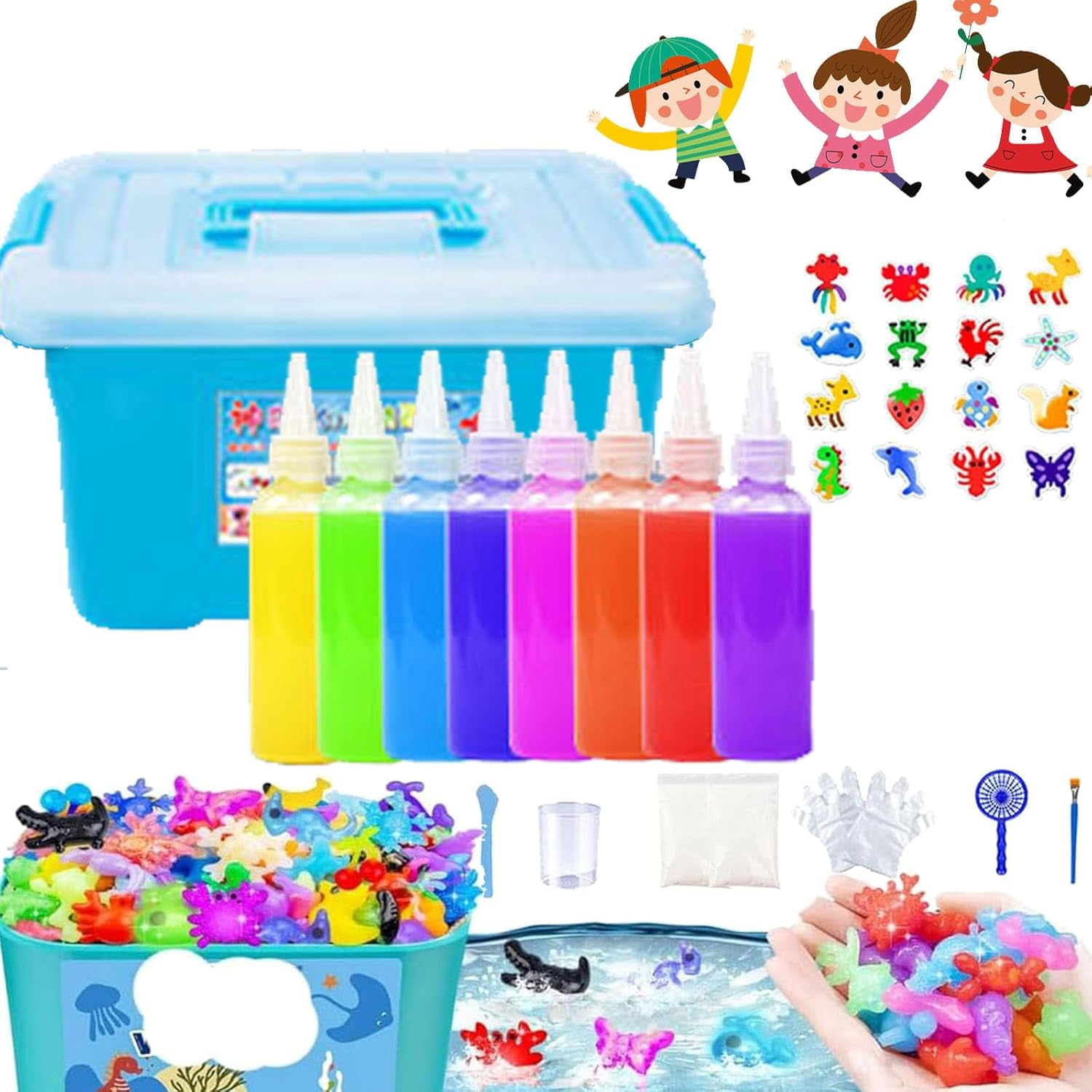 Magic Water Elf Toy Kit, Magic Water Elf, Aqua Fairy Water Gel Kit ...