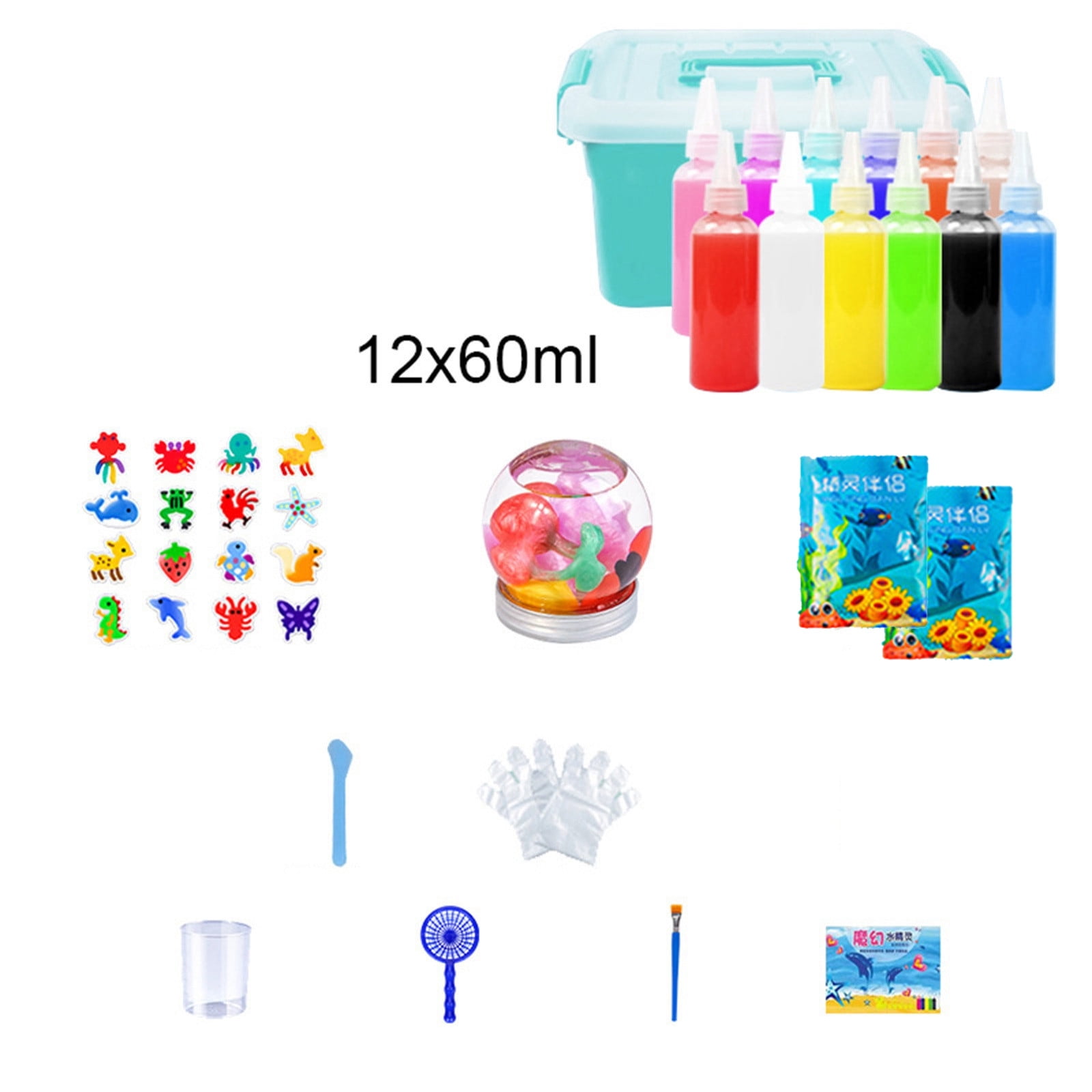 Magic Water Elf Toy Kit, Water Fairy Water Gel Kit, Aqua Animal Toy ...