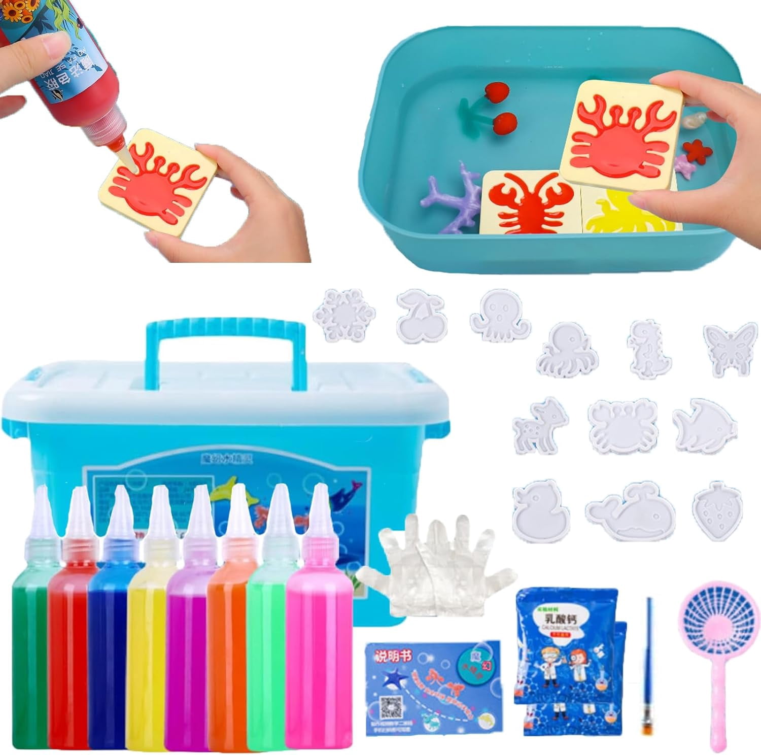 Magic Water Elf Toy Kit,Magic Jelly Set,Color Changing Magic Water Elf ...