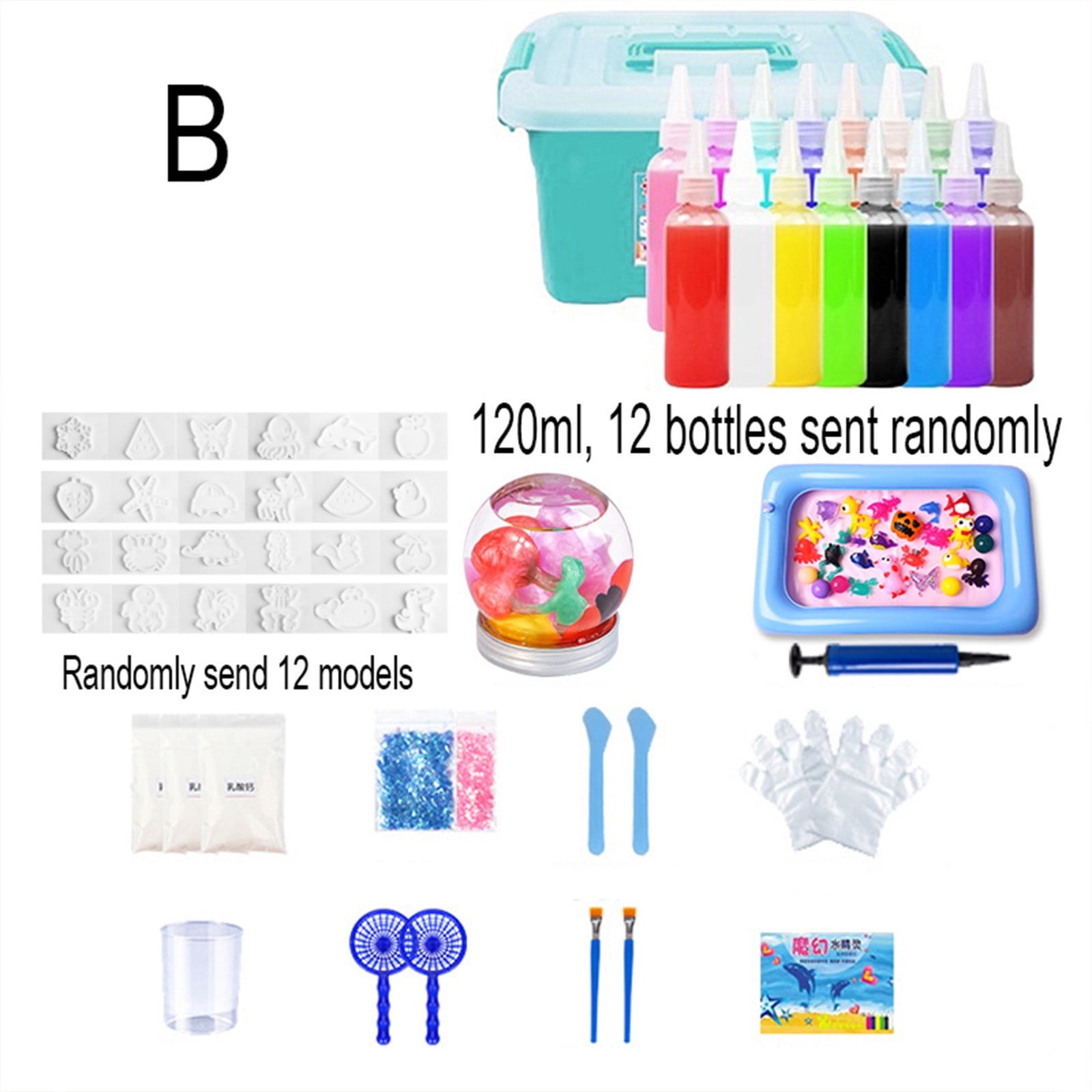 Magic Water Elf Toy Kit & Magic Water: Ocean Solution Set, DIY Colloid ...