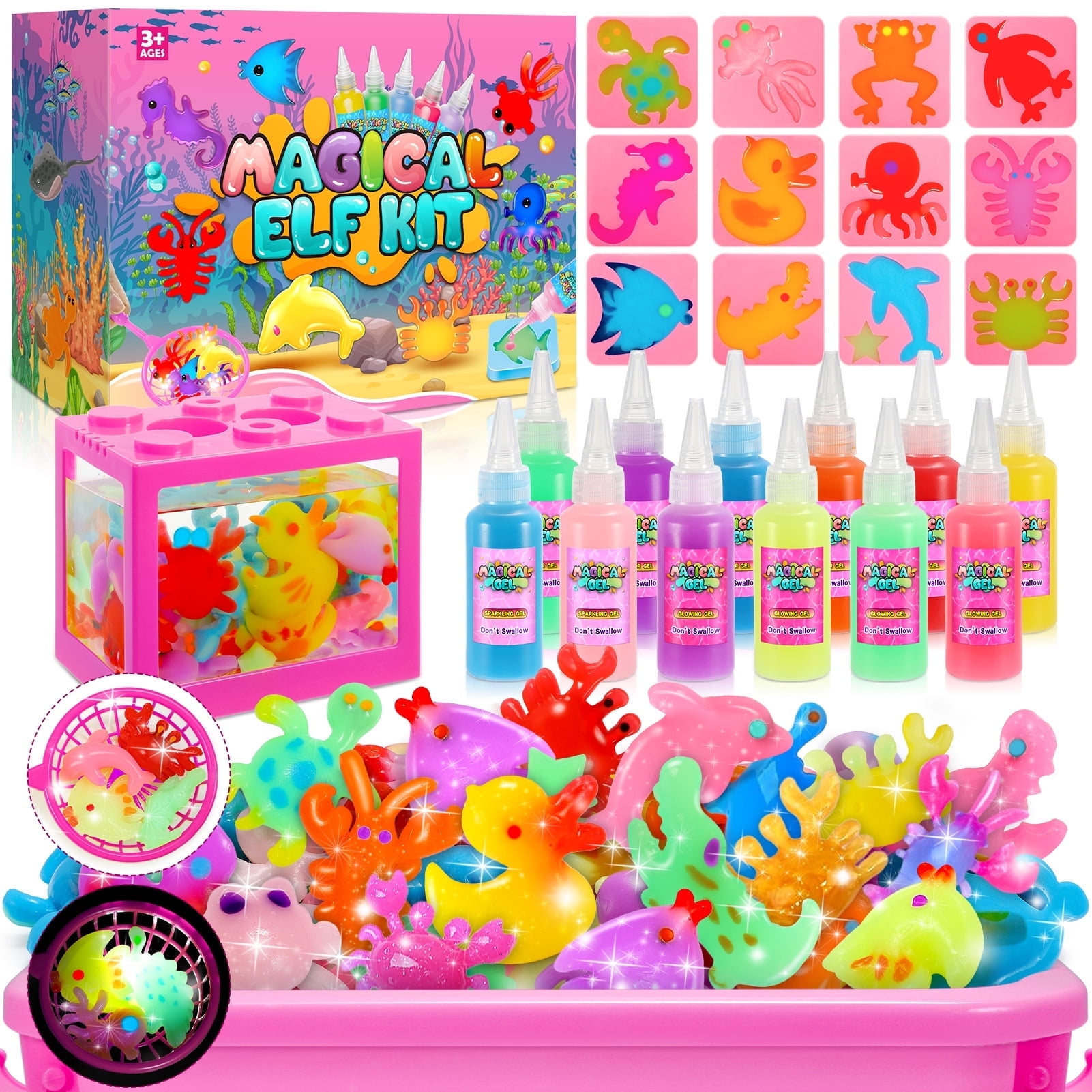 Magic Water Toy DIY Elf, Make Your Own Water Pets,Craft Kit for Kids ...