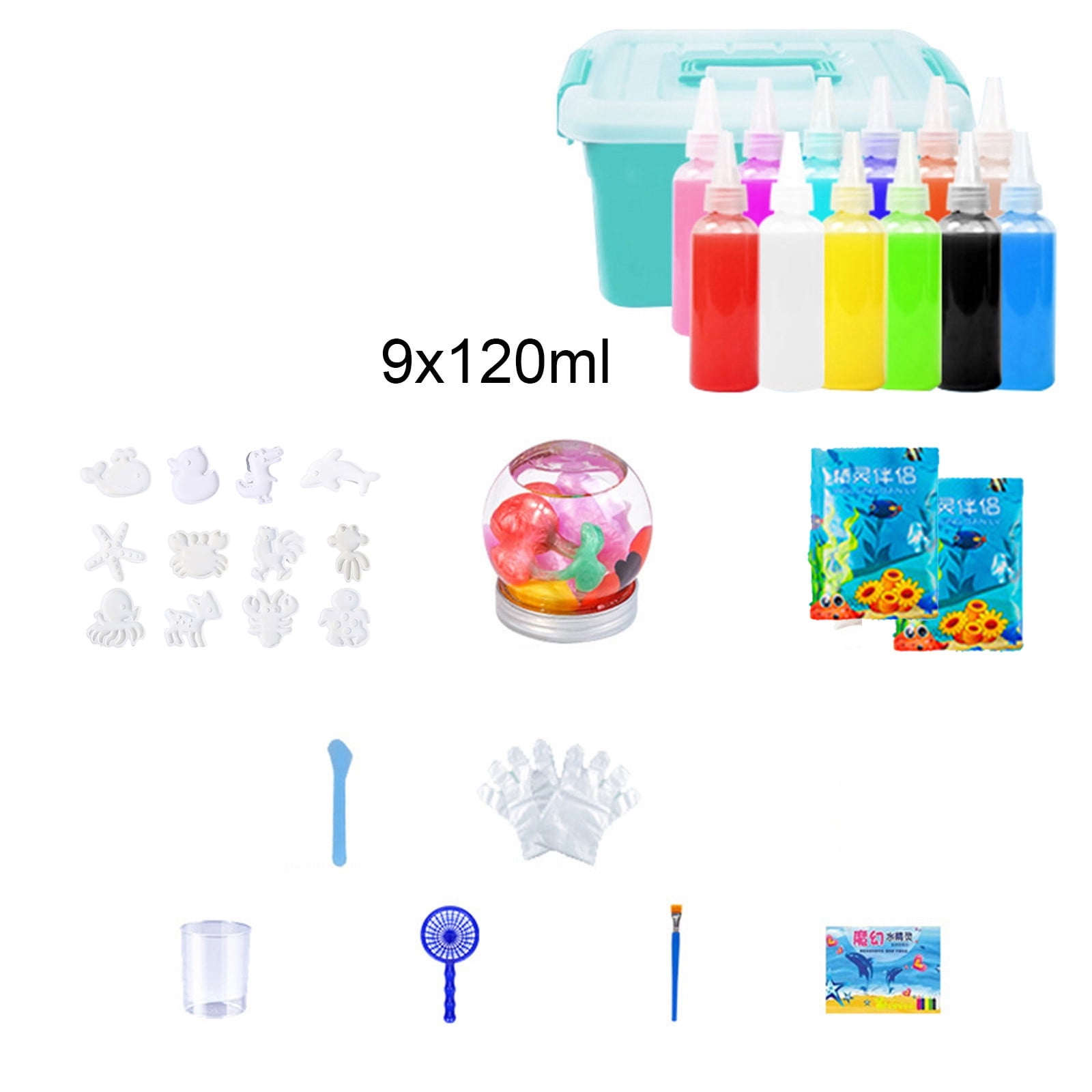 Magic Water Elf Toy Kit Solution Toys, Children's Ocean DIY Colloid Set ...