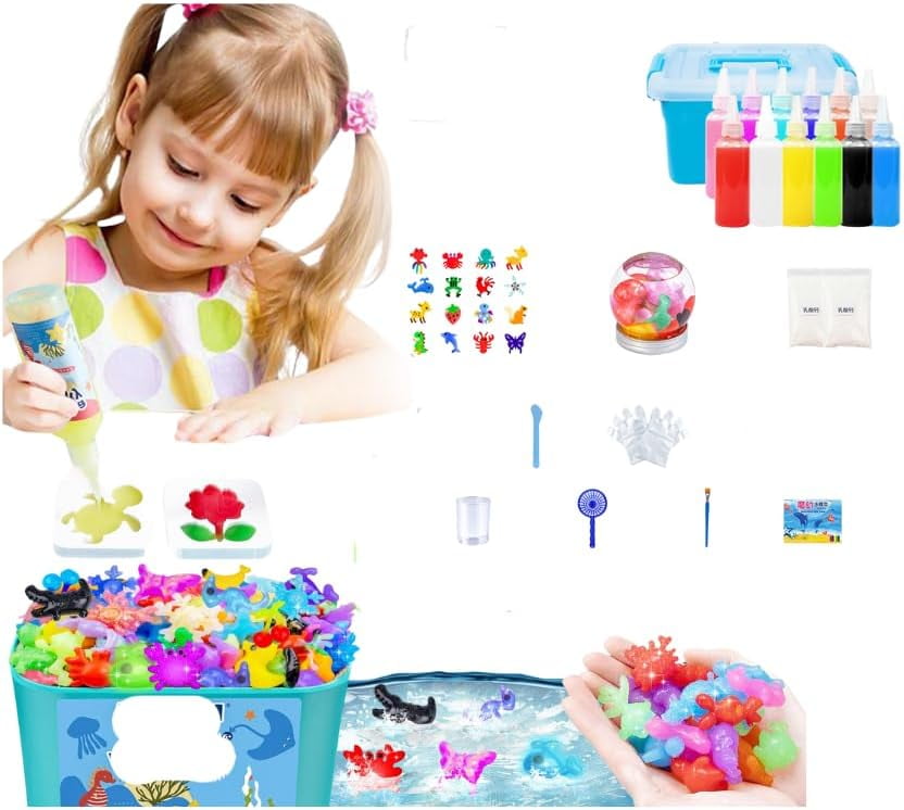Magic Water Elf Toy Kit, Squishy Making Kit, Water Elf Kit,Aqua Animal ...