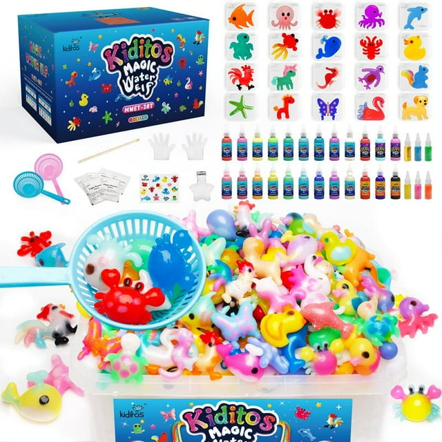 Magic Water Elf Toy Kit with Magic Gels, Molds - Imaginative Play ...