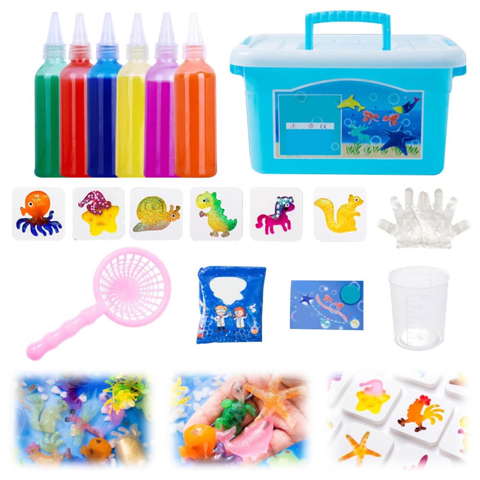 Magic Water Elfx Toy Kit,2024 New Handmade Water Animal Set Water Gel ...