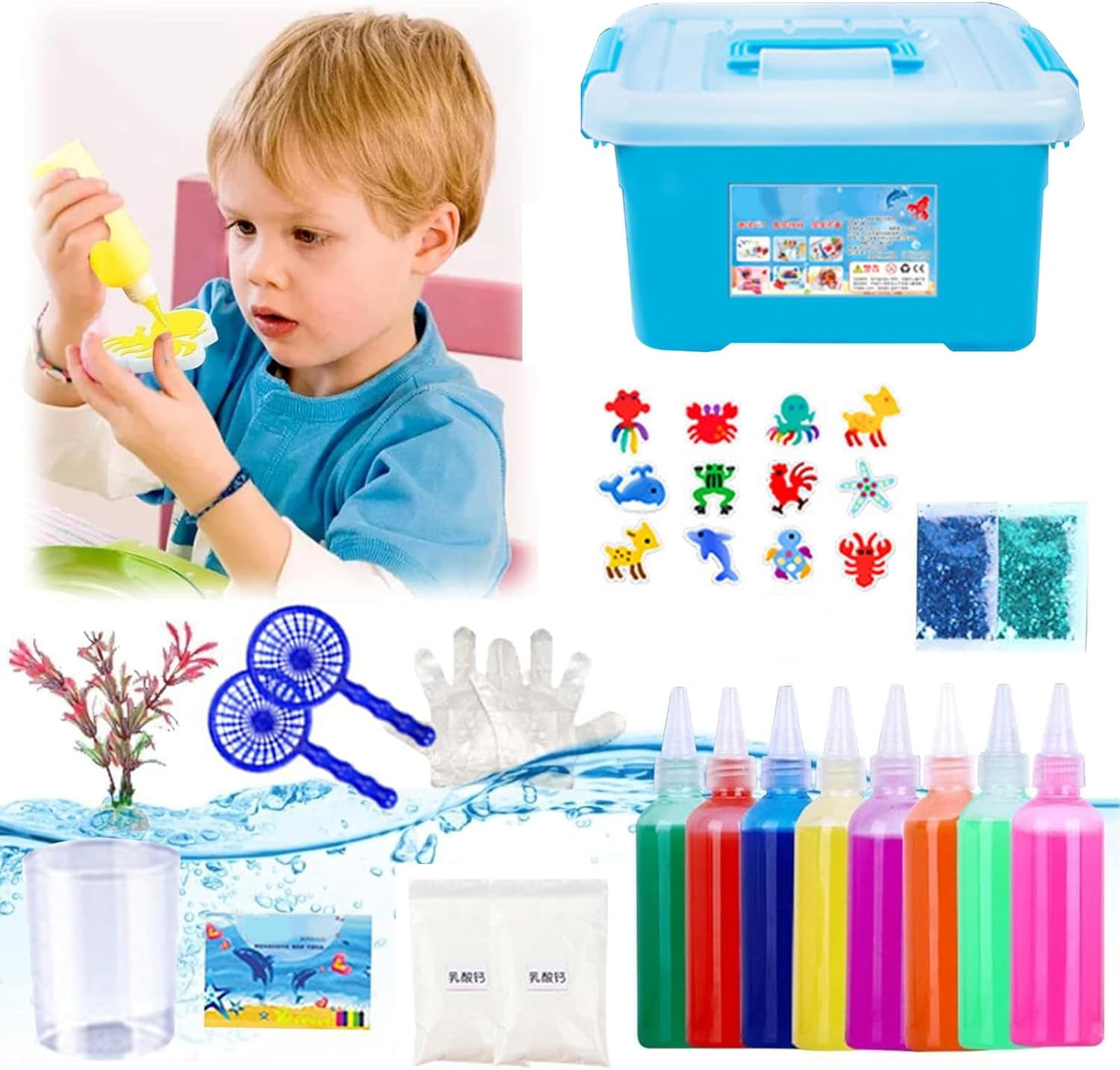 Magic Water Gel Kit, Magic Water Elf Toy Kit, Magic Gel Water Pets ...