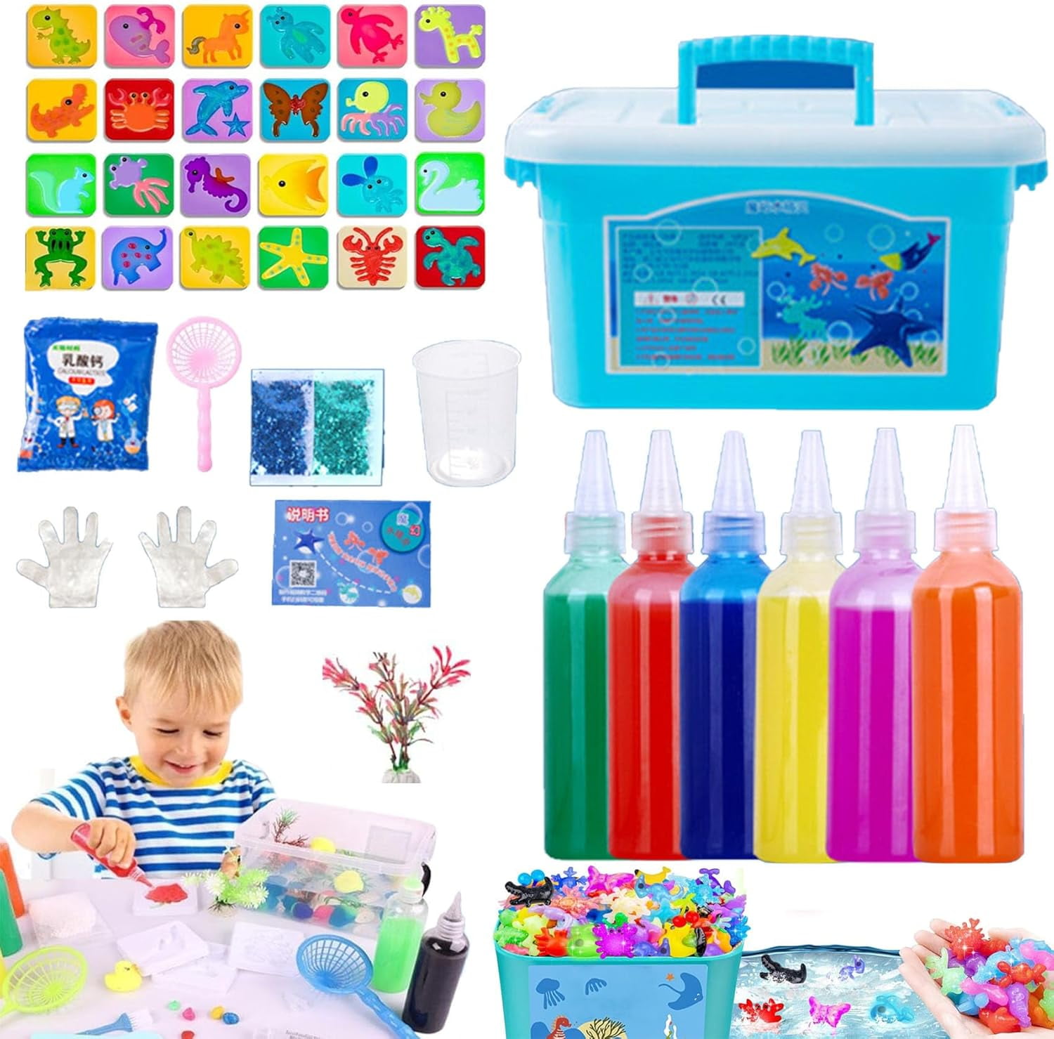 Magic Water Gel Kit, Magic Water Elf Toy Kit, Magic Gel Water Pets ...