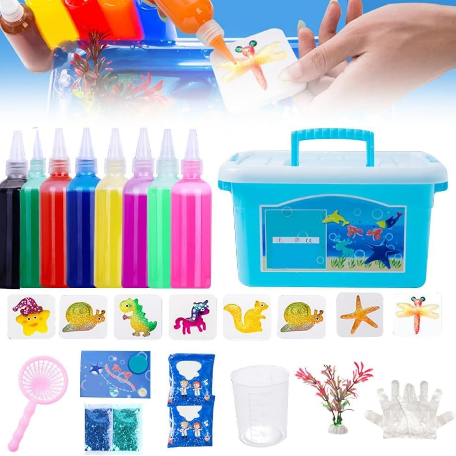 Magic Water Gel Toy Kit, Magic Water Elf Toy Kit, DIY Handmade Water ...