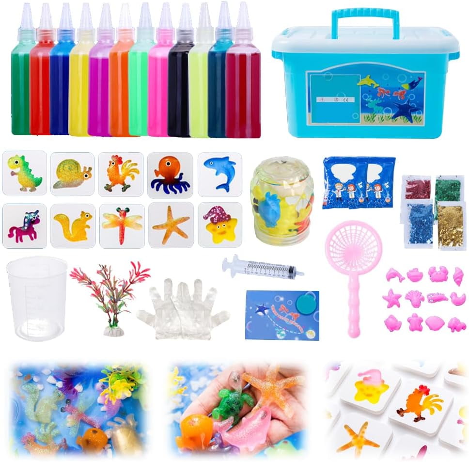 Magic Water Gel Toy Kit, Handmade Fun DIY Craft Kit, Crafts Art Kits ...
