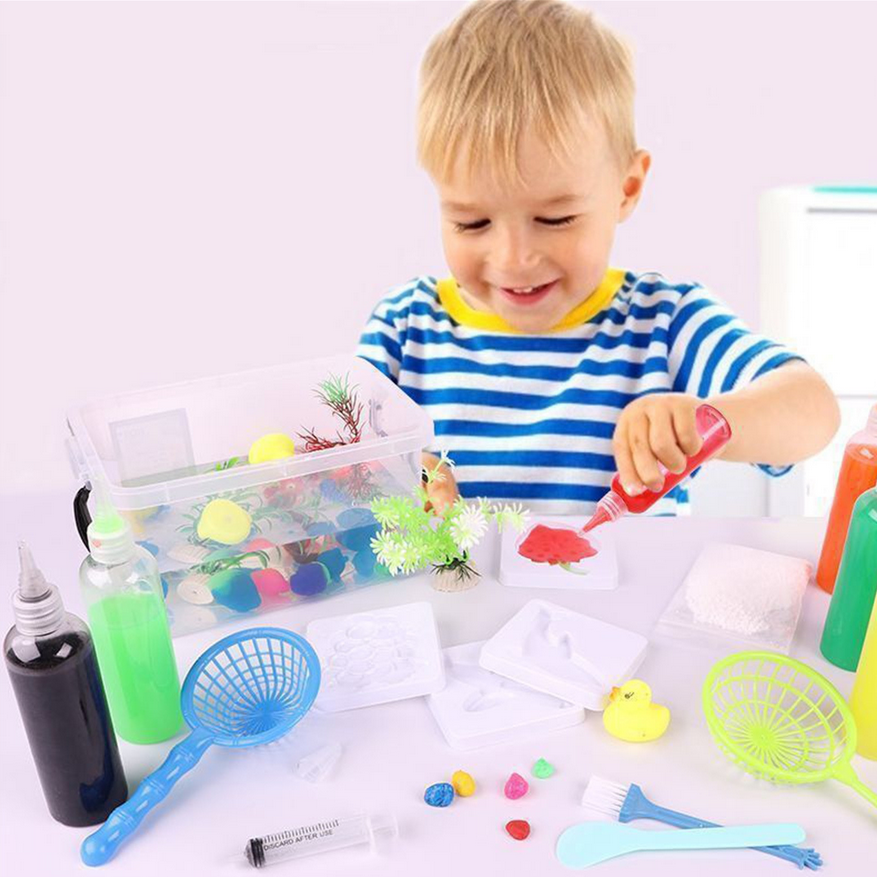 Magic Water Toy Children's Ocean DIY Colloid Toys Children's Ocean DIY ...