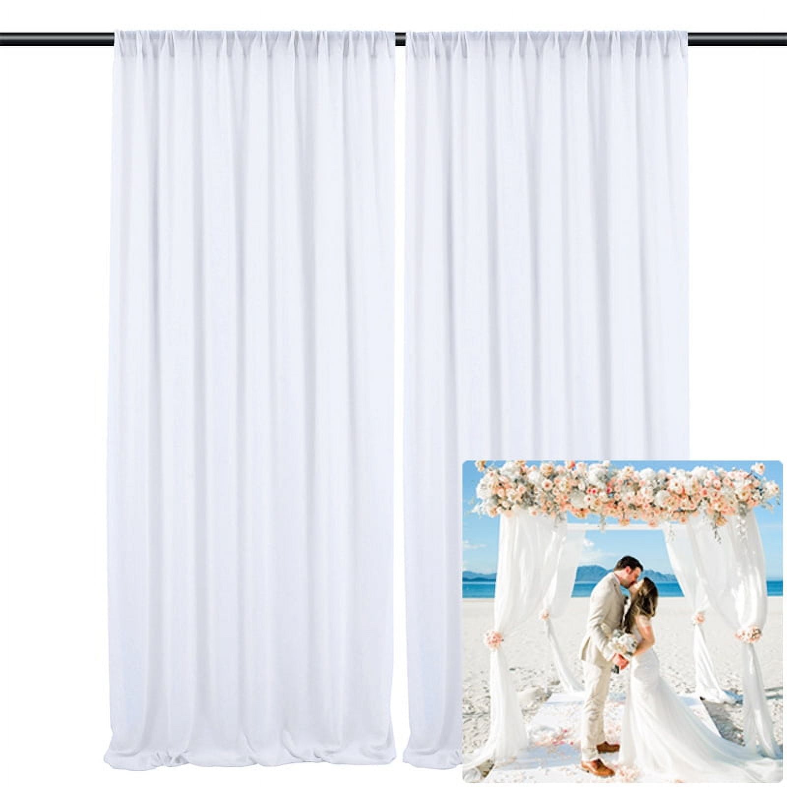 Magic White Wedding Tulle Background Curtain 200 Cm X 200Cm, Tulle ...