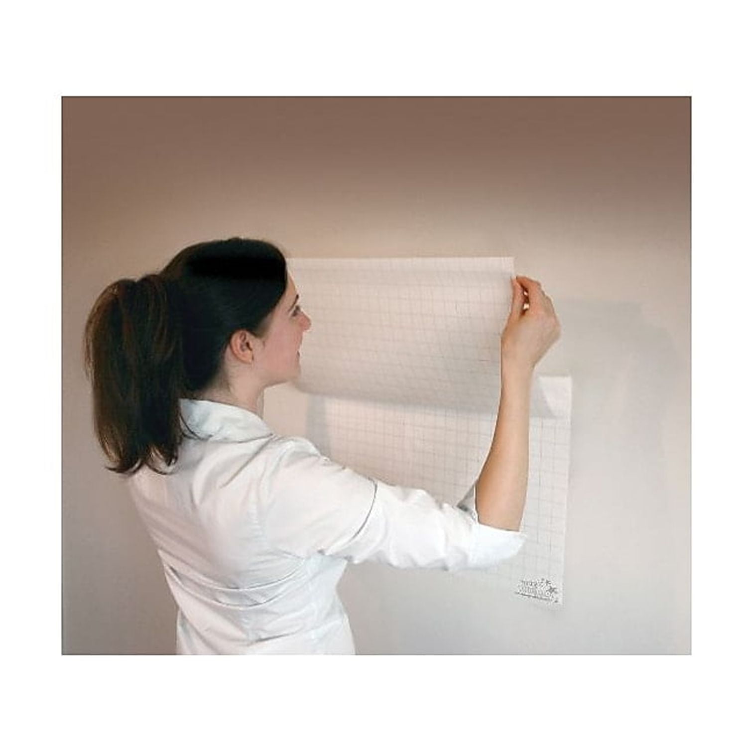 Magic Whiteboards Gridded Magic Whiteboard Sheets 31 1/2"W x 23 1/2"H ...
