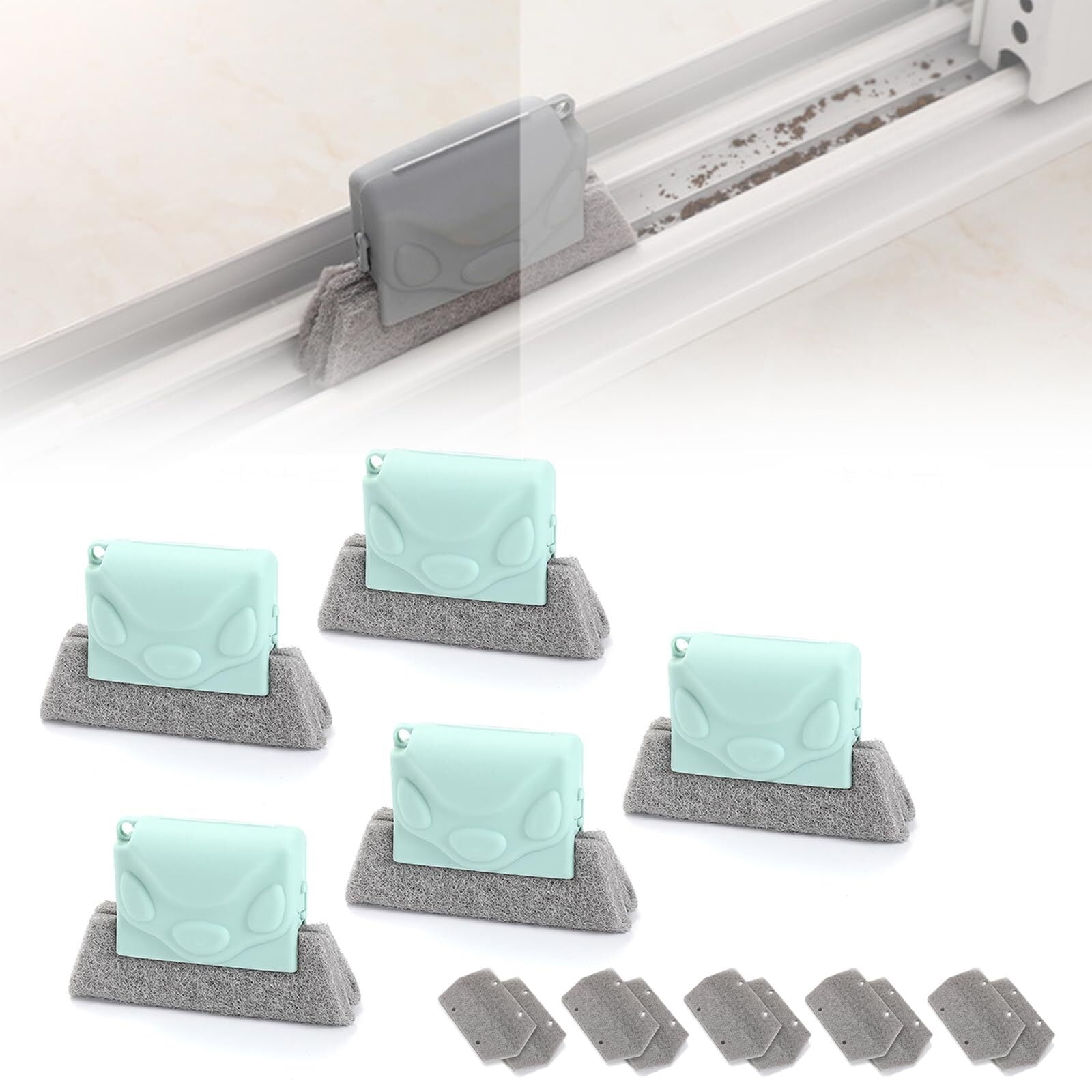 Magic Window Cleaning Brush,Window Sill Cleaner,Window Cleaner,Window ...