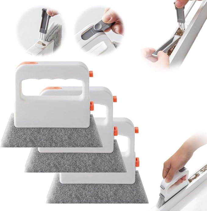 Magic Window Track Cleaner, 2025 New Window Groove Cleaning Brush Tools ...