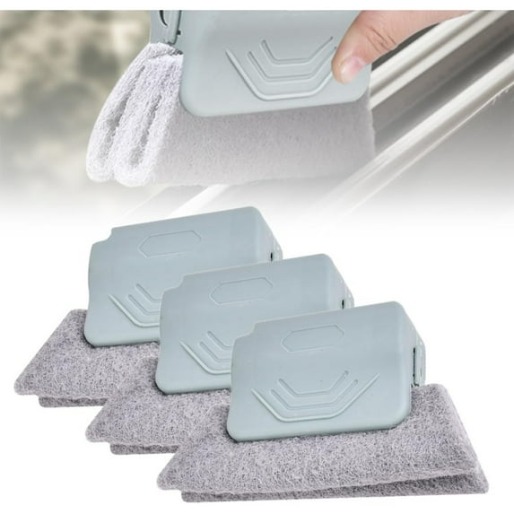 Magic Window Track Cleaner, Handheld Cleaning Brush Set, for Window ...