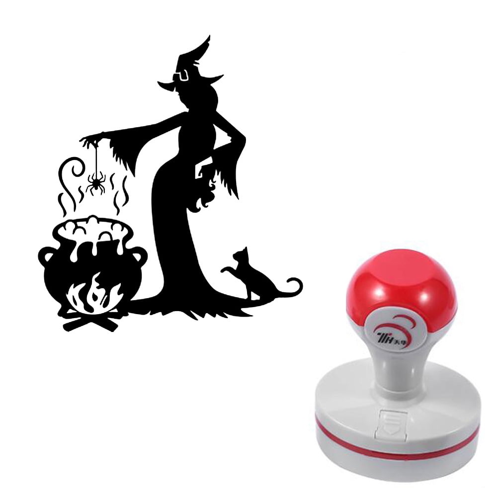 Magic Witch Self-Inking Photosensitive Planner Scrapbooking Stamps ...