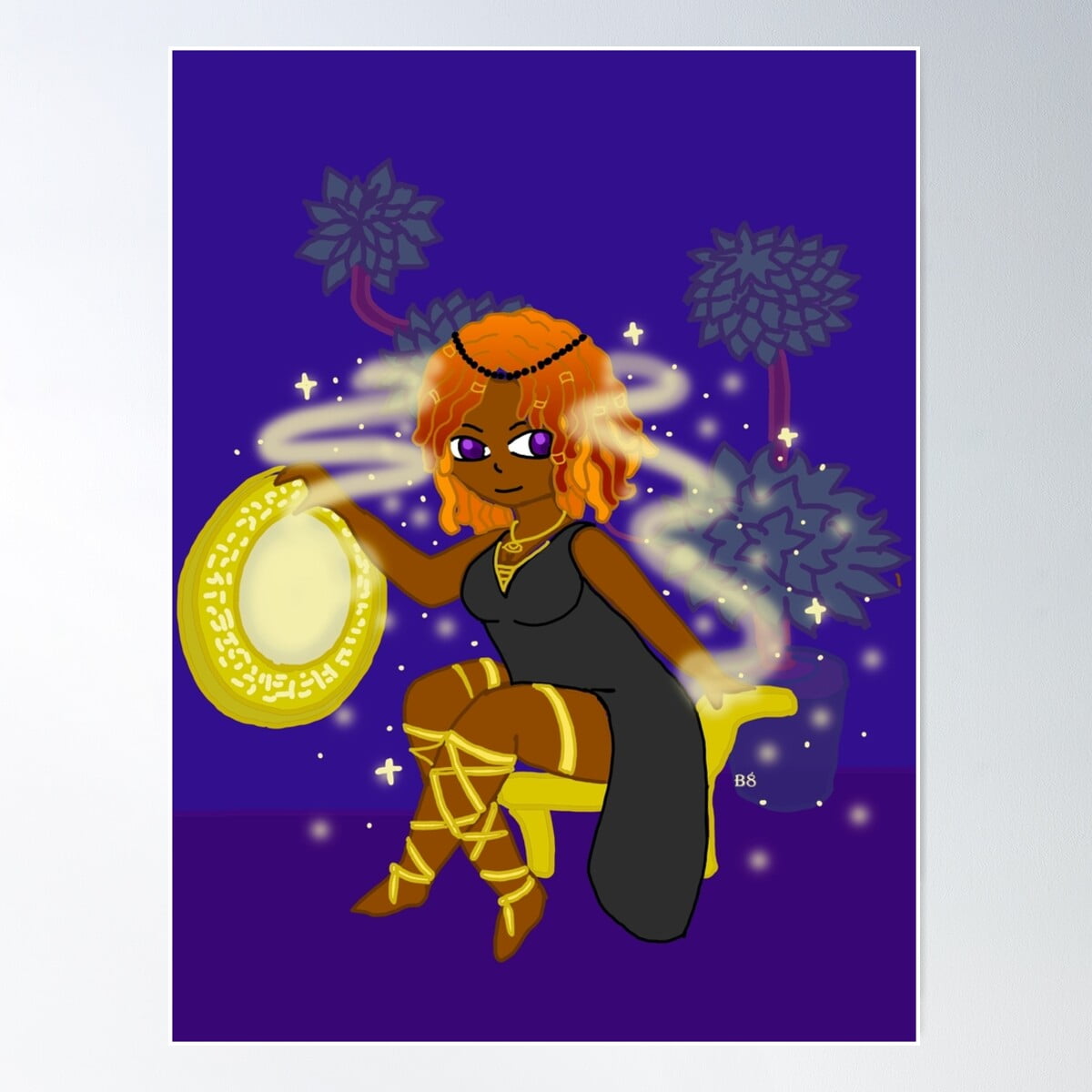 Magic World Of Trinity Poster Wall Art, Modern Wall Decor For Living ...