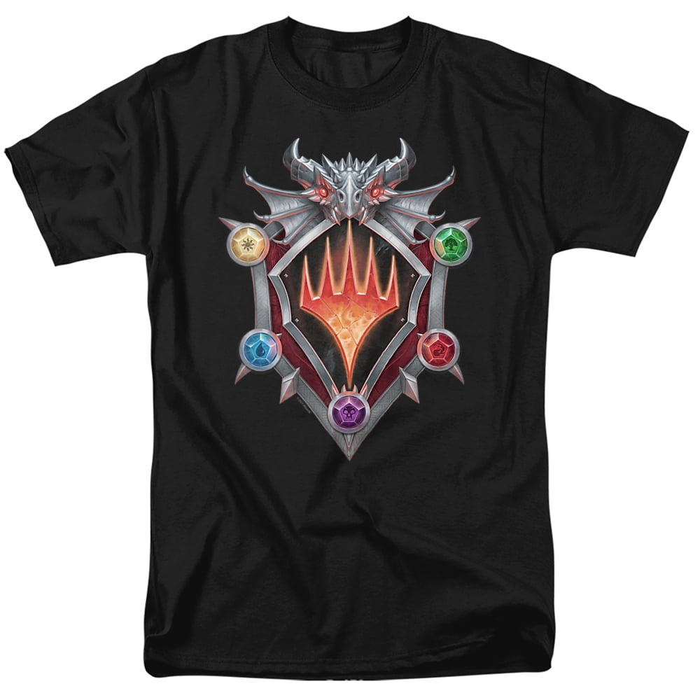 Magic X D And D - Adventures In The Forgotten Realms T-Shirt Afr Shield Logo Unisex Graphic Tee ...