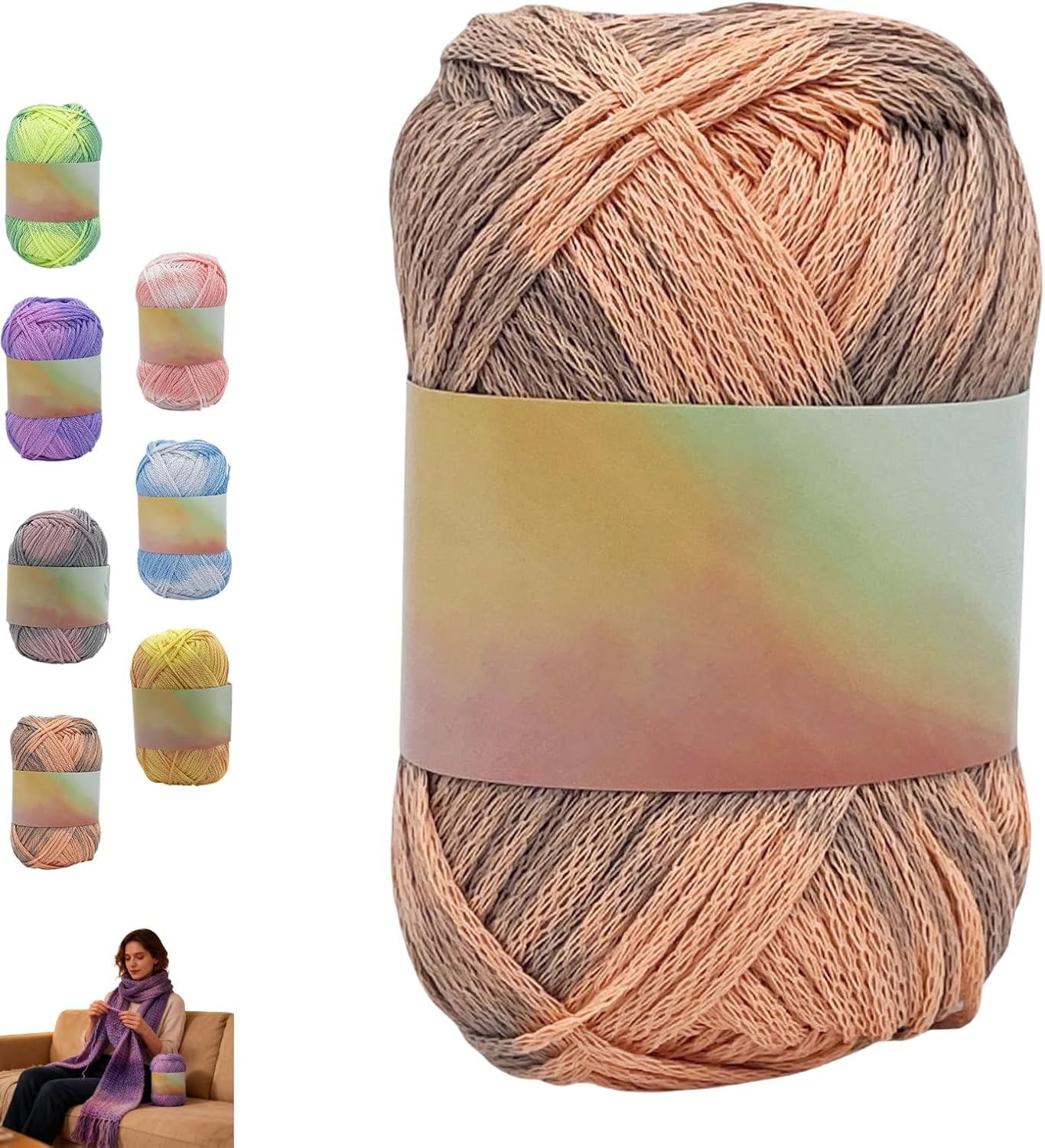 Magic Yarn Heat Sensitive Color Changing, Soft Temperature Reactive ...