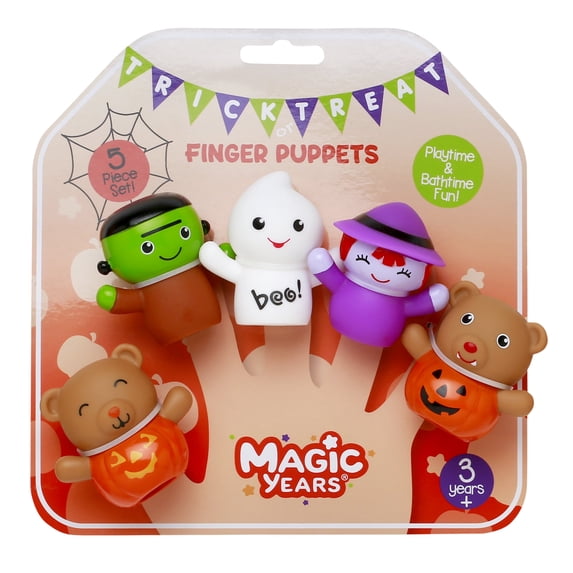 Magic Years 5 Piece Halloween Finger Puppets - Walmart.com