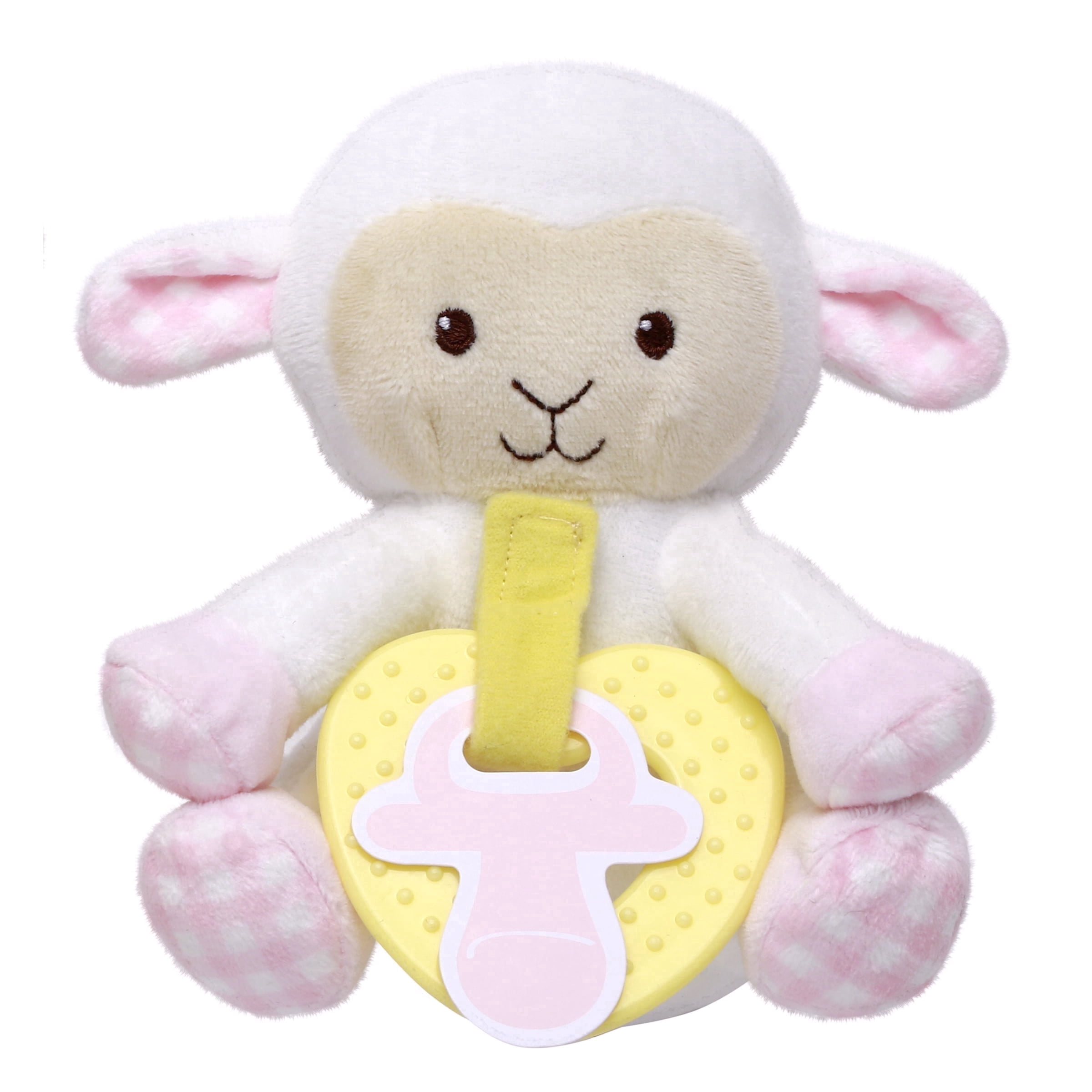 Magic Years 5 inch Light-up Musical Lamb Paci-Buddy Activity Toy with ...