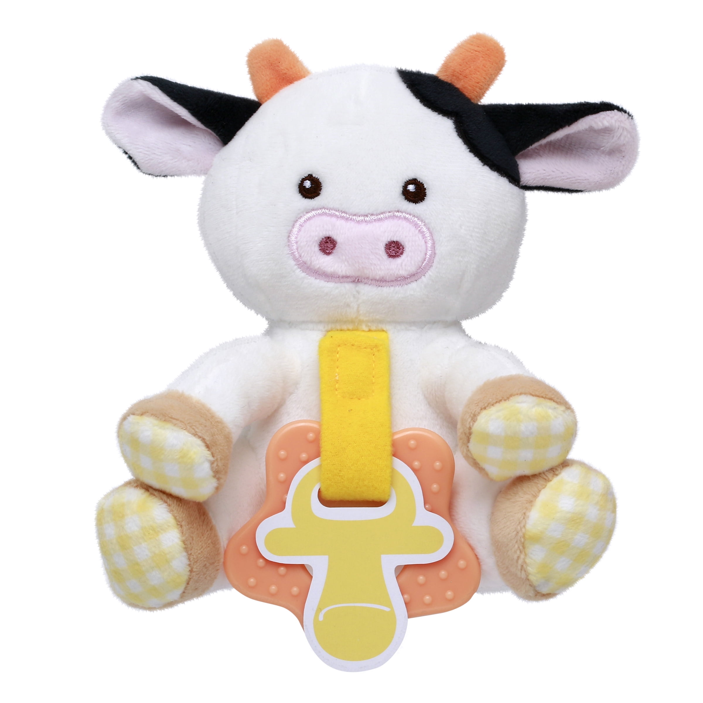 Magic Years 5 inch Light Up Musical Cow Paci-Buddy Activity Toy ...