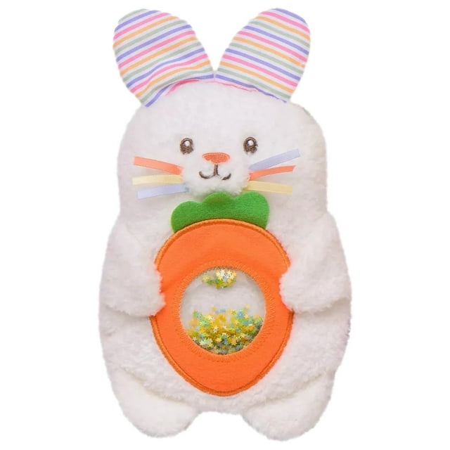Magic Years 8" Seek and Squish Bunny Rabbit Baby Toy with Confetti ...