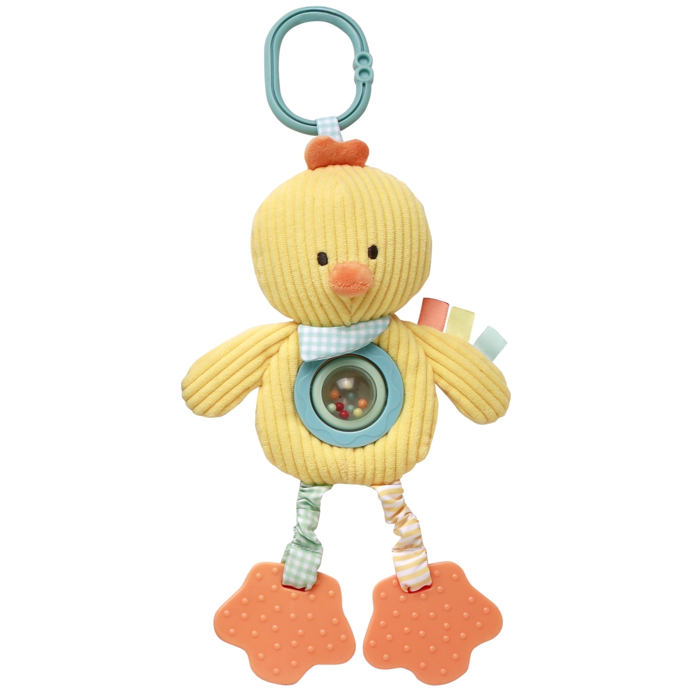 Magic Years 8 inch On The Go Duck Activity Toy with Teether and Spinner ...