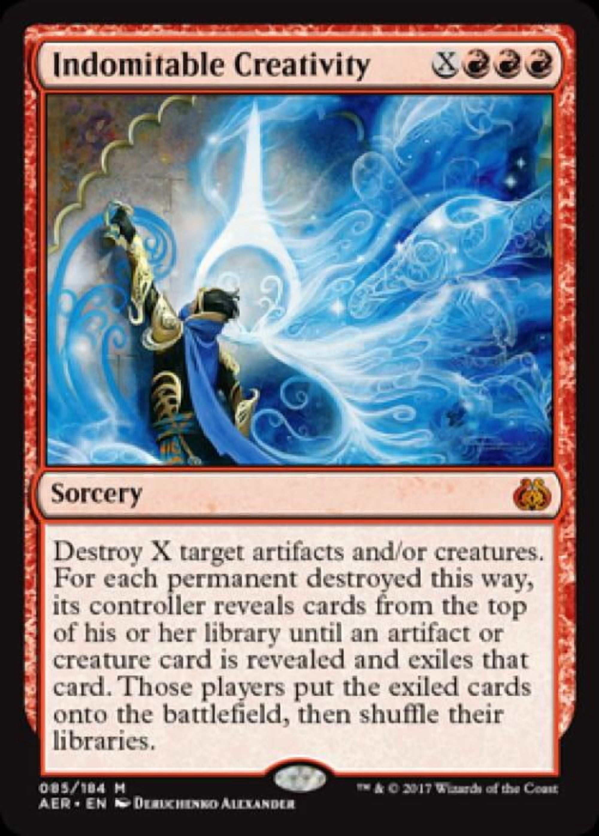 Magic the Gathering - Aether Revolt - Indomitable Creativity Medium ...