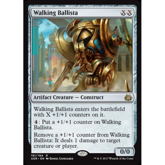 Magic the Gathering - Aether Revolt - Walking Ballista Light Play Foil ...