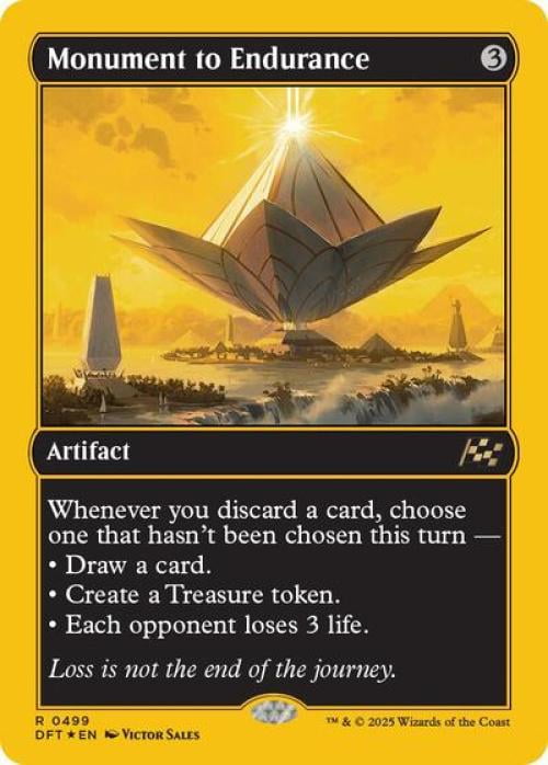 Magic the Gathering - Aetherdrift - Monument to Endurance (First-Place ...