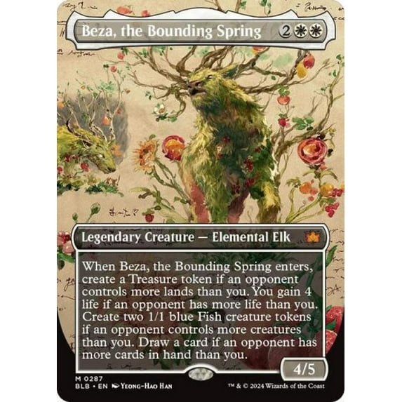 Magic the Gathering - Bloomburrow - Beza, the Bounding Spring ...