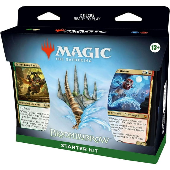 Magic The Gathering Bloomburrow Starter Kit, 2 Pre-Built Decks, 60 ...